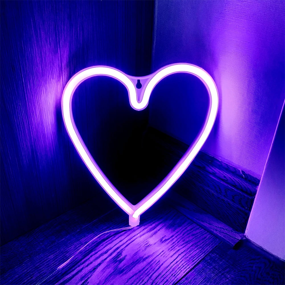 RONSHIN 5v Led Neon Light Love Shape For Wedding Party Proposal ...