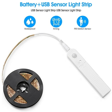 SICED 2M Led Strip Light with Motion Sensor, 120LED Dimmable Led Strip ...