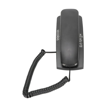 Corded Phone, Wall Mountable Single Interface Large Buttons Corded ...