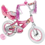Disney Princess 12" Girls' Pink Bike with Doll Carrier, by Huffy ...