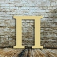 7" Wood Greek Letter Pi Π Unfinished, Fraternity and Sorority Greek ...