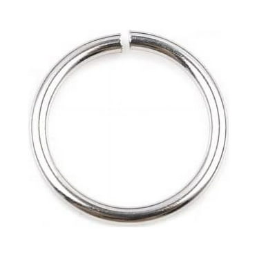 HDSupplies 100 Pieces - 304 Stainless Steel Jump Rings - 8mm - 15 Gauge ...
