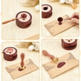 1Set Brass Wax Seal Stamp with Wood Handle for DIY Scrapbooking Rabbit ...