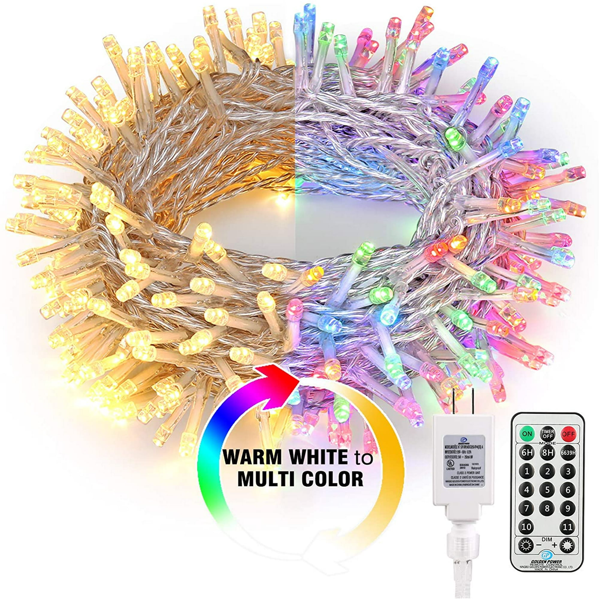 Click here for Geecy Color Changing Christmas Lights  115ft 300 L... prices