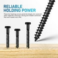 BESTYASH 10pcs Exterior Wood Screws Carbon Steel Hexagonal Head Screws ...