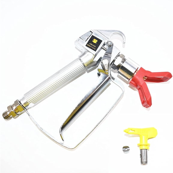 3600 PSI Durable Airless Paint Spray Gun with Tip & Guard, High ...