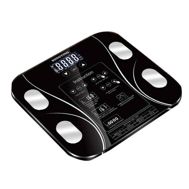 Body Fat BMI Scale Digital Human Weight Scales Floor Scale; LCD Display ...