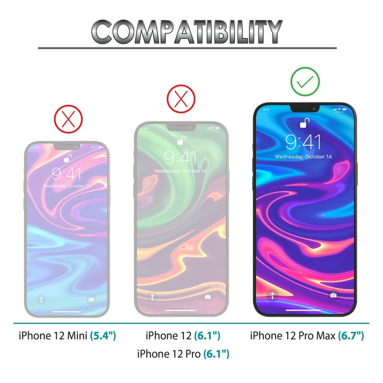 Crystal Clear Case For iPhone 12 Pro Max (6.7 inch), Ultra Crystal Clear Case For iPhone 12 Pro Max (6.7 inch), Ultra