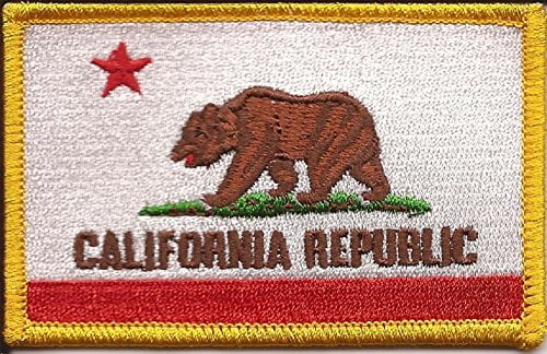 LOT OF 25!! California Patch 3.50" x 2.25", State of California ...