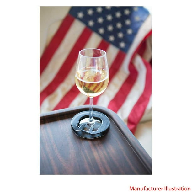 Yoebi Pontoon Boat Wine Glass Holder 234264 | 3 5/8 Inch Black Plastic ...