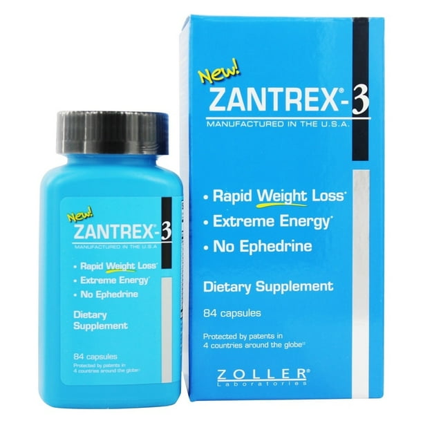 Zantrex - Zantrex Blue Weight Loss Supplement - 84 Capsules - Walmart.ca