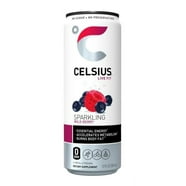 CELSIUS ESSENTIALS Sugar-Free Performance Energy Drink, Sparkling ...