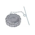 3" Aluminum Diesel Fuel Tank Cap w/ 8" Retaining Chain Non-Locking and ...