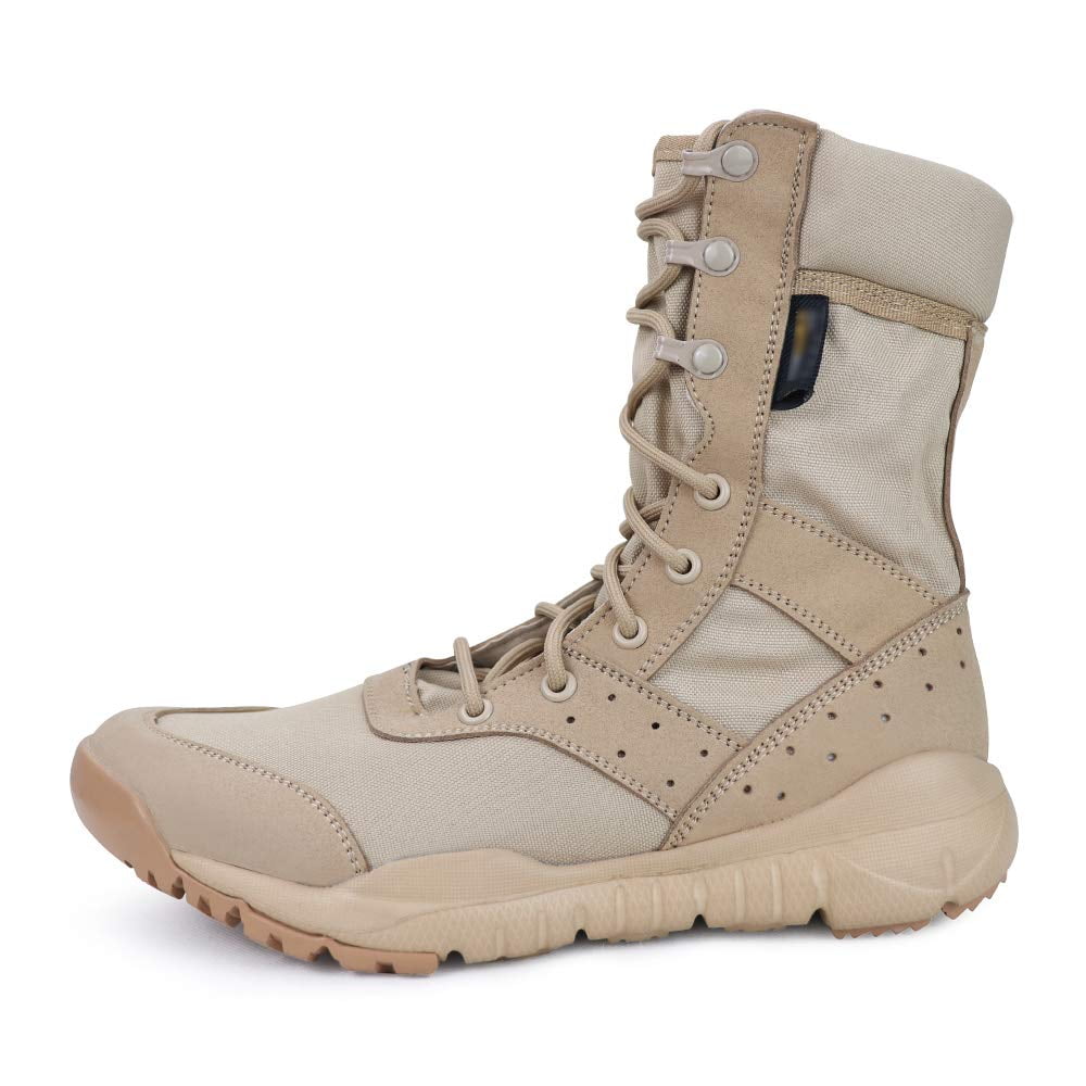 Botas tácticas LUDEY, ligeras, militares, impermeables, color beige ...