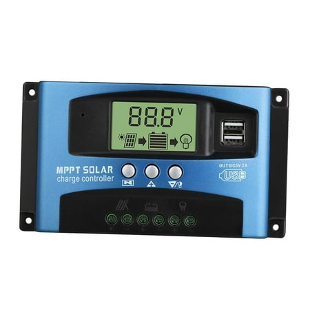 MPPT 30A-100A 12V/24V Solar Panel Regulator, Multi-Functional Auto ...