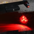10Pack(5 Amber + 5 Red) 2" 4LED Round Trailer Side Marker Light Grommet ...