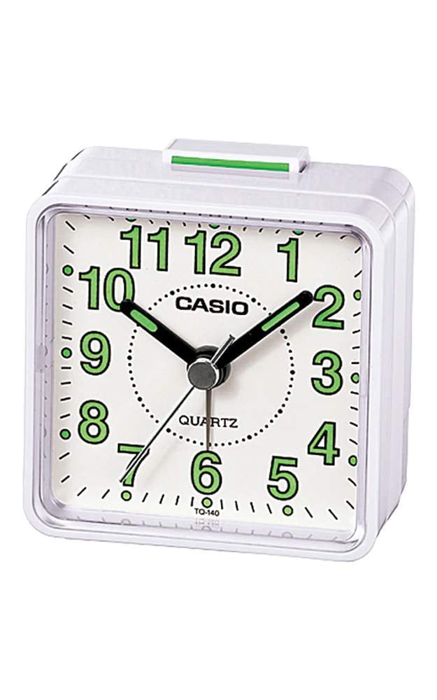 Reloj despertador Casio TQ140-7 Tq140 Travelers Beeper blanco | Bodega ...
