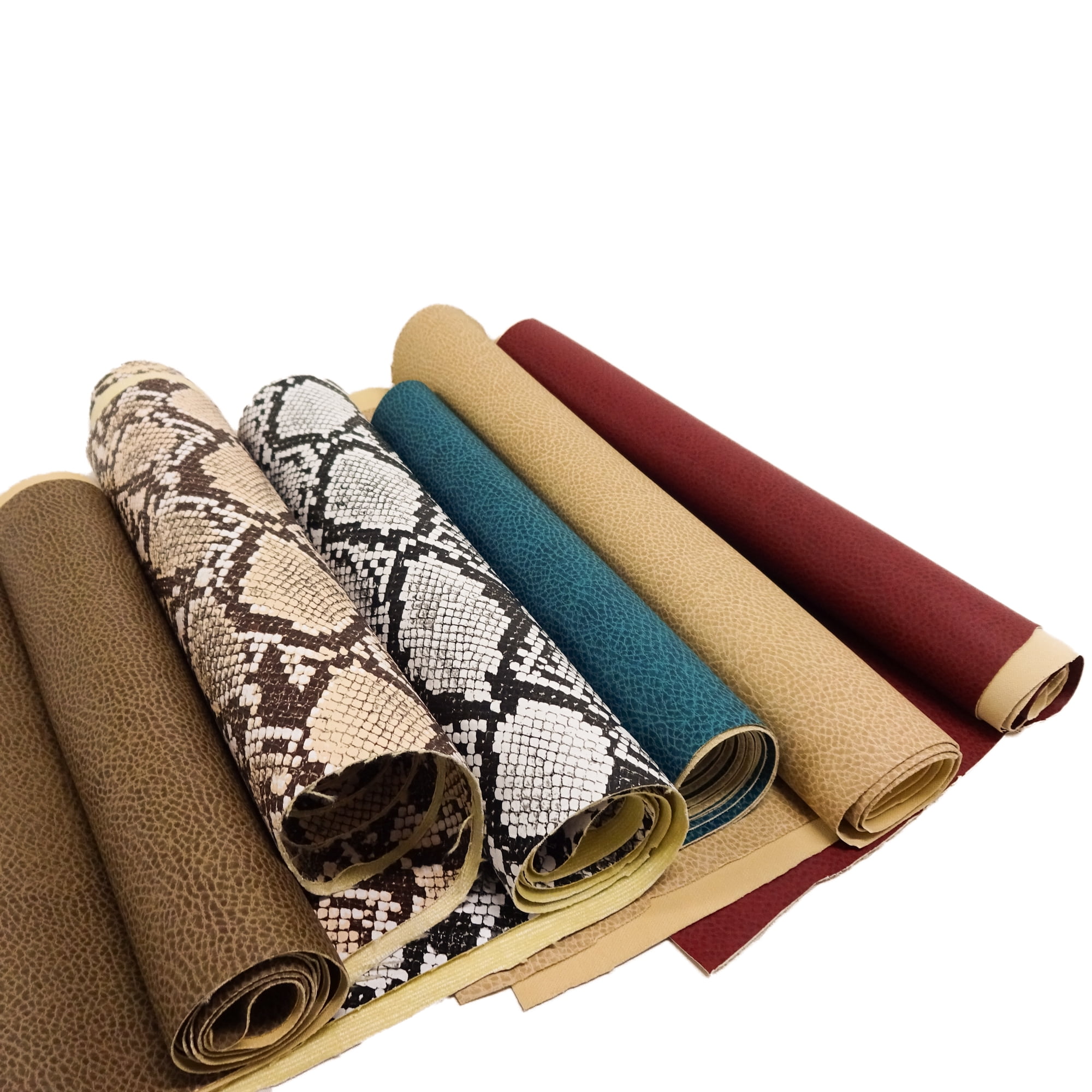 Shason Textile 54 100 Polyester Faux Leather Vinyl Craft Fabric By the Yard Mocha Walmart