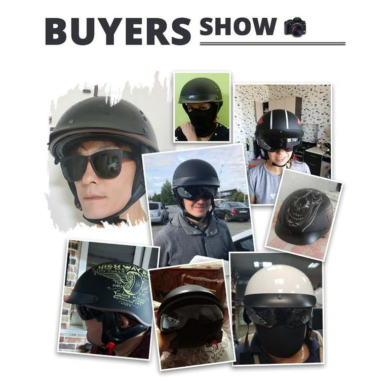 Military Motorcycle Half Helmet