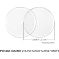 2 Pack Large Circular Cutting Pads for Die Cutting Machine, 5" Warp ...