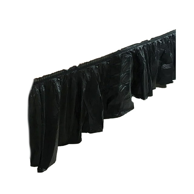 UDIYO Eye-catching Table Skirt Washable PEVA Decorative Waterproof Desk ...