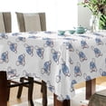 60x90in Square Printed Tablecloth Easy-Care Decorative Table Cloth for ...