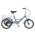 MOPHOTO Folding Tricycle 7-Speed Adult Tricycle, 20/24/26 inch Foldable ...
