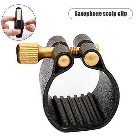 Tobaotwe Fastener Clip Ligature Sax Mouthpiece Clamp for Alto Saxophone ...