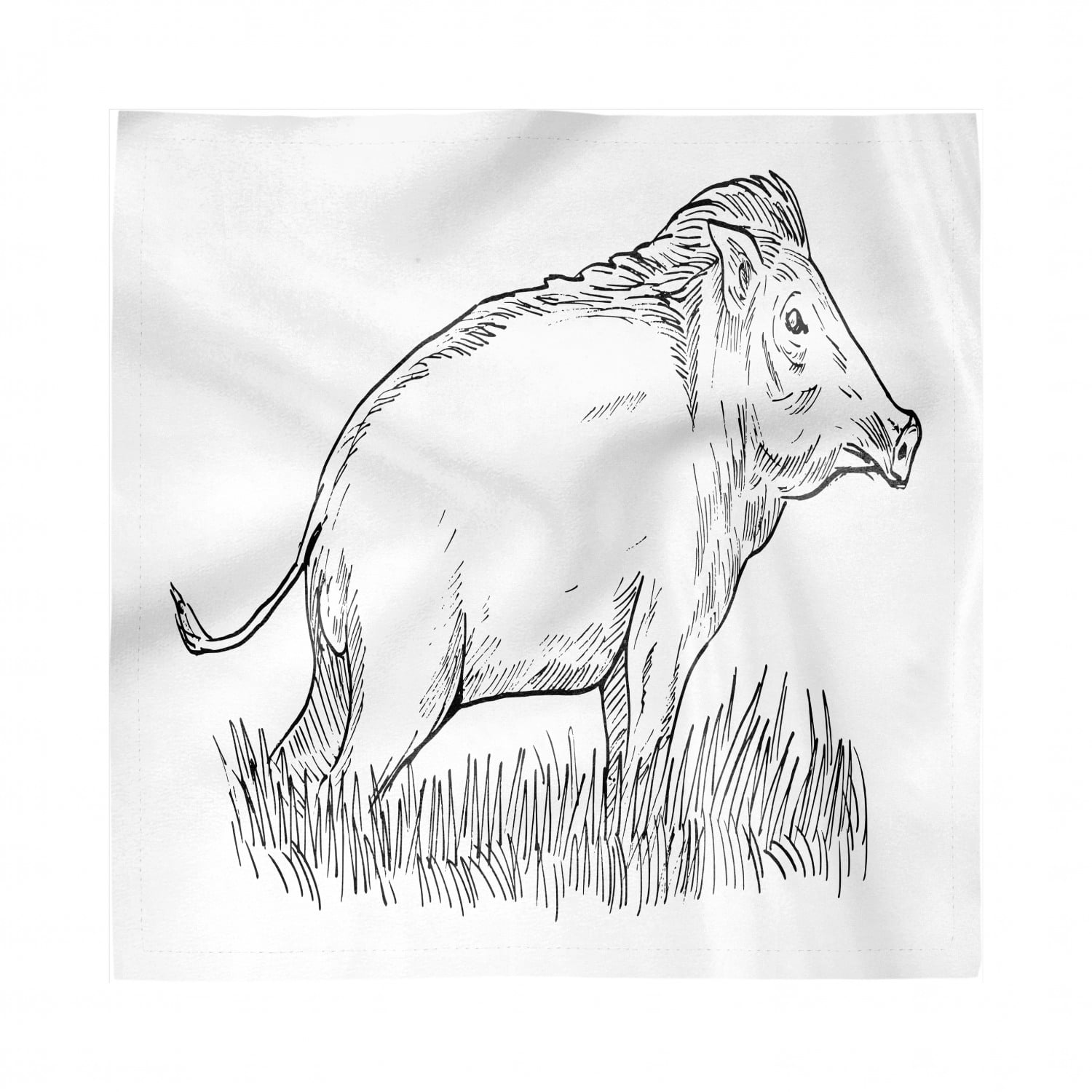 Razorback Outline Printable