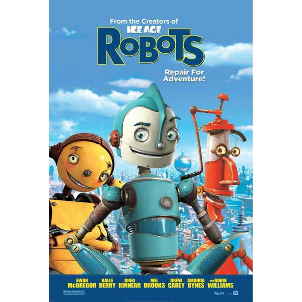 Robots - movie POSTER (Style E) (27" x 40") (2005) - Walmart.com ...