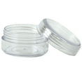 Storage Round Clear Container with Screw Lids For Small Items Organizer ...