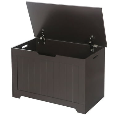 Hombay Extra Large Indoor Wooden Storage Chest Trunk, Lift-Top Bench ...