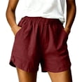 Maqroz Athletic Shorts for Women Casual Summer Lounge Bottoms High ...