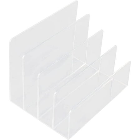 Acrylic File Organizer Clear Acrylic File Holder Sorter Document Mail ...