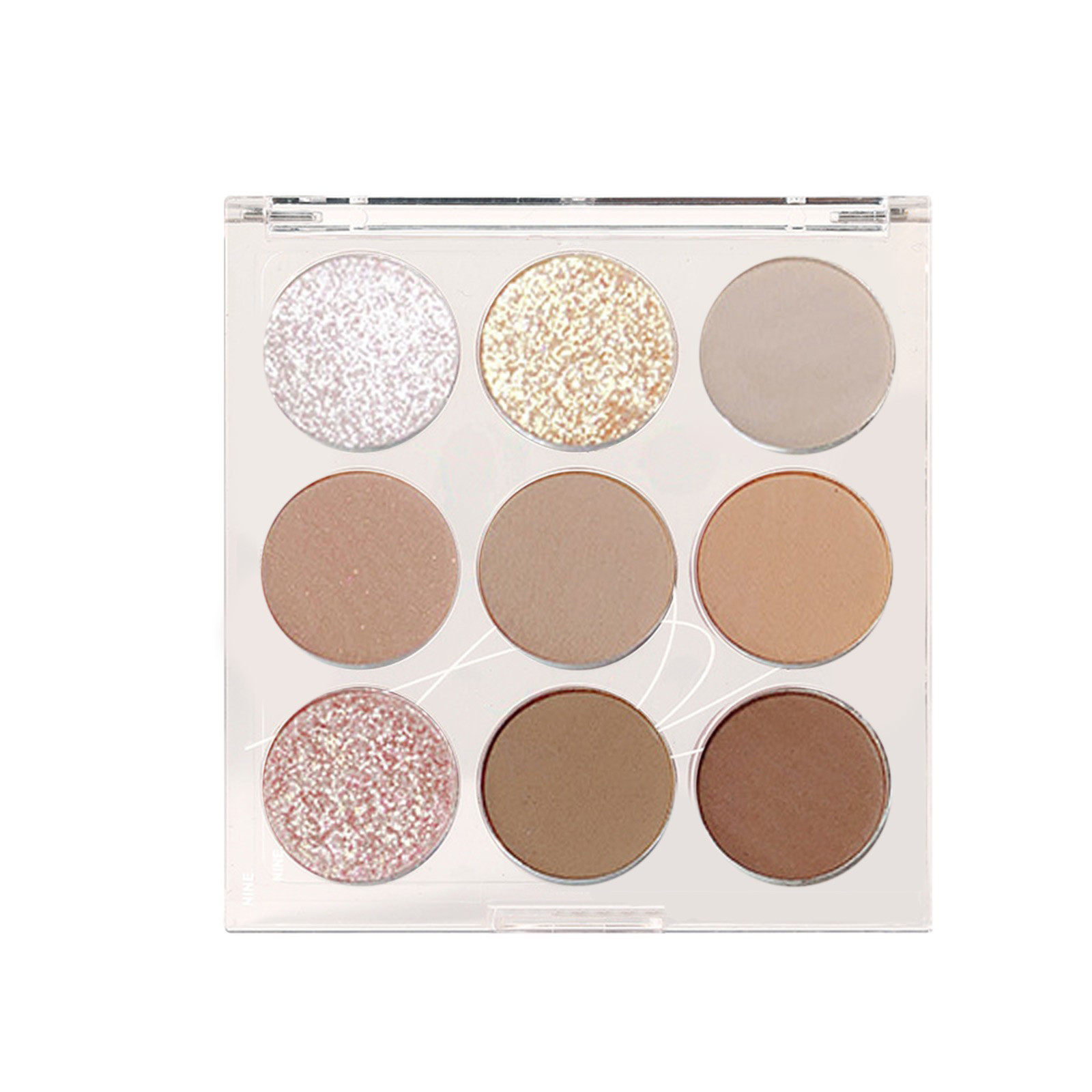 Subtle Makeup Stack 9 Color Eyeshadow A Variety Of Delicate Textures ...