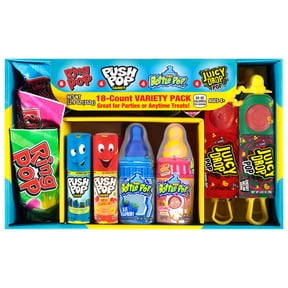 Juicy Drop Pop Variety Pack, Assorted Flavors Sweet Lollipops with Sour ...