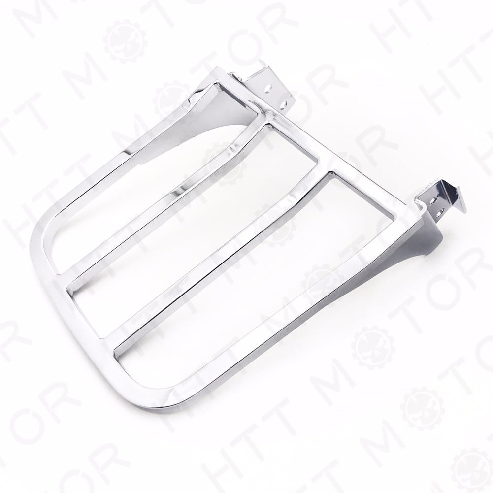 HTT-MOTOR Detachable Rear Luggage Rack For Harley Heritage Softail Dyna ...