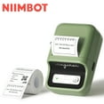NIIMBOT B21 Label Maker Machine, 2 inches Barcode Label Printer Wireless Thermal Sticker Printer ...