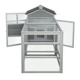 Clearance! Chicken Coop Wooden Hen House with Large Run and Nesting Box ...