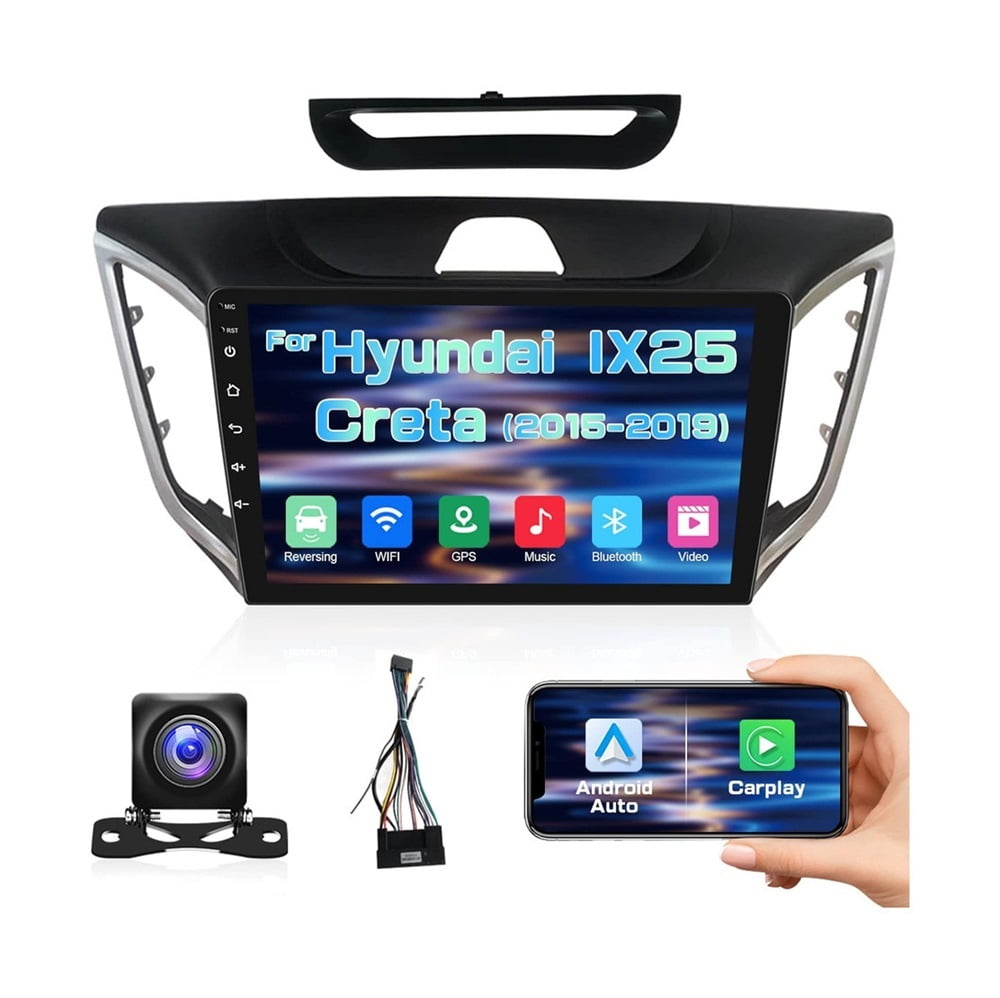 Estereo Toyota Hyundai Creta IX25 2015-2019 Android Carplay | Walmart en línea