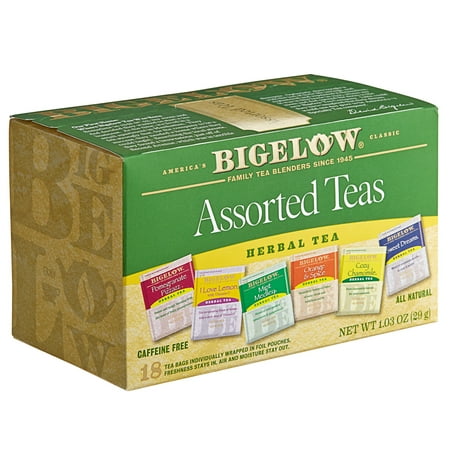 Bigelow Assorted Herbal Tea Bags - 18/Box - Walmart.ca