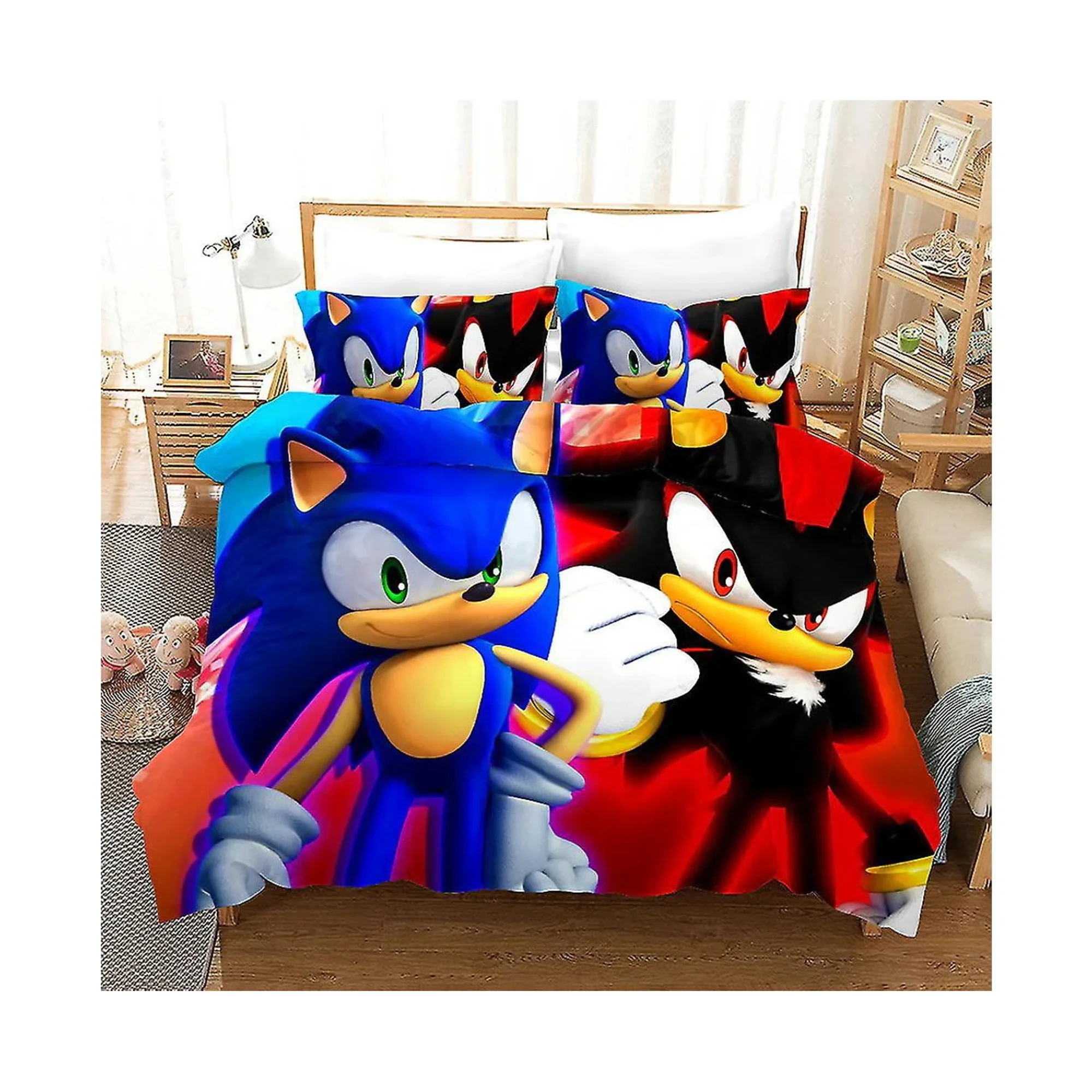 Click here for Mfg2020 Cartoon Sonic Home Textile Duvet Cover Pil... prices