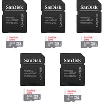 3 Packs SanDisk 32GB Ultra UHS-I microSDHC Memory Card with SD Adapter ...