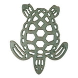 Nautical Marine Verdigris Giant Sea Turtle Rustic Cast Iron Wall Or ...