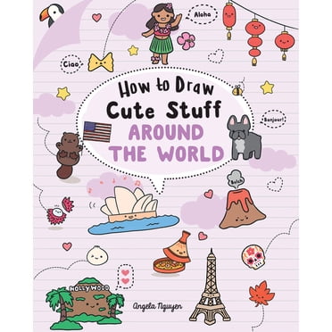 How To Draw 101 Cute Stuff For Kids: Easy Step-by-Step Guide Book ...
