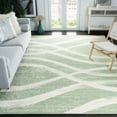 SAFAVIEH Adirondack Isidor Geometric Area Rug, Sage/Cream, 11' x 15 ...