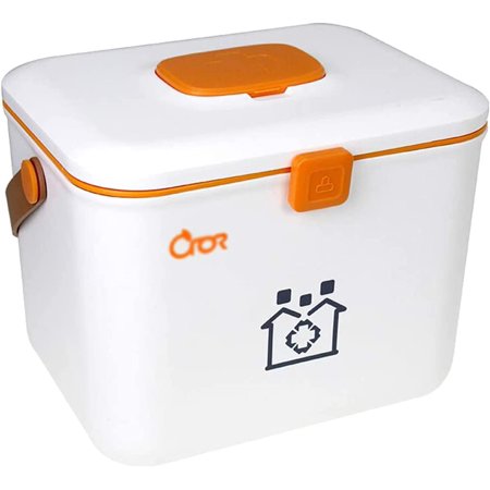 Medicine Box Storage, Plastic Container for Emergency Drugs 2 Layers of ...