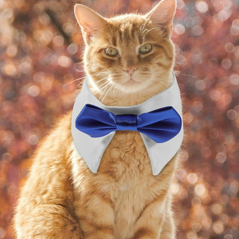 Decor Cat Bow Tie Collar Adjustable Pet Dog Tuxedo Kitten Decorate Cotton