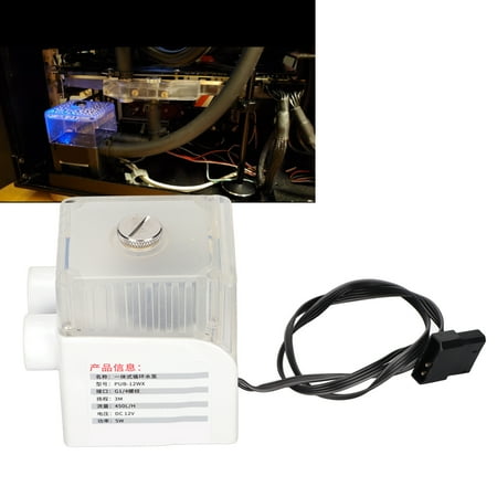 CPU Water Pump, Computer Water Cooling Pump G1/4 Ultra Quiet Water ...