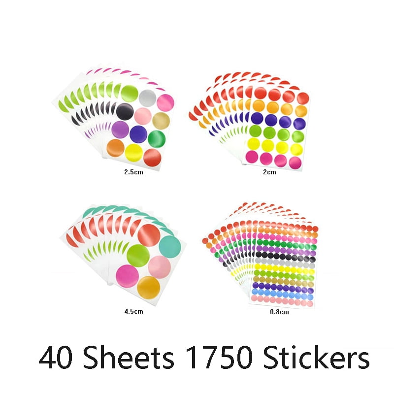 Click here for Stampstoysale 10/40sheets Round Circle Dot Sticker... prices